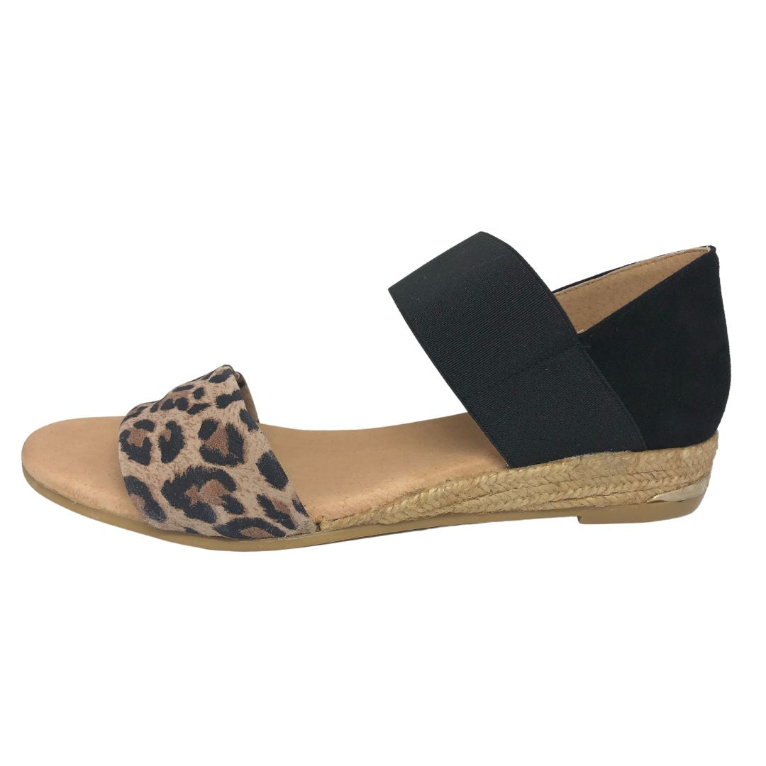 Pinaz 321 Leopard Print Wedge Espadrille | Spanish Shoes Australia
